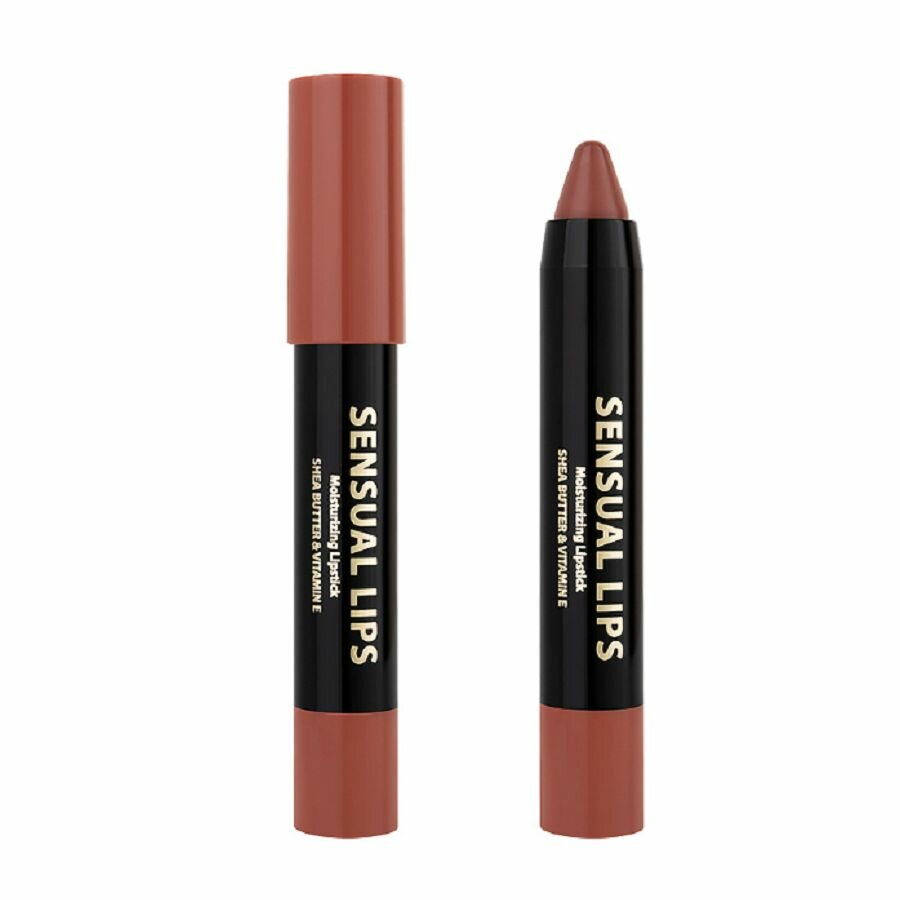 Лэтуаль Увлажняющая помада-стик для губ с маслом Ши и витамином E SENSUAL LIPS, № 103, 3.5 г