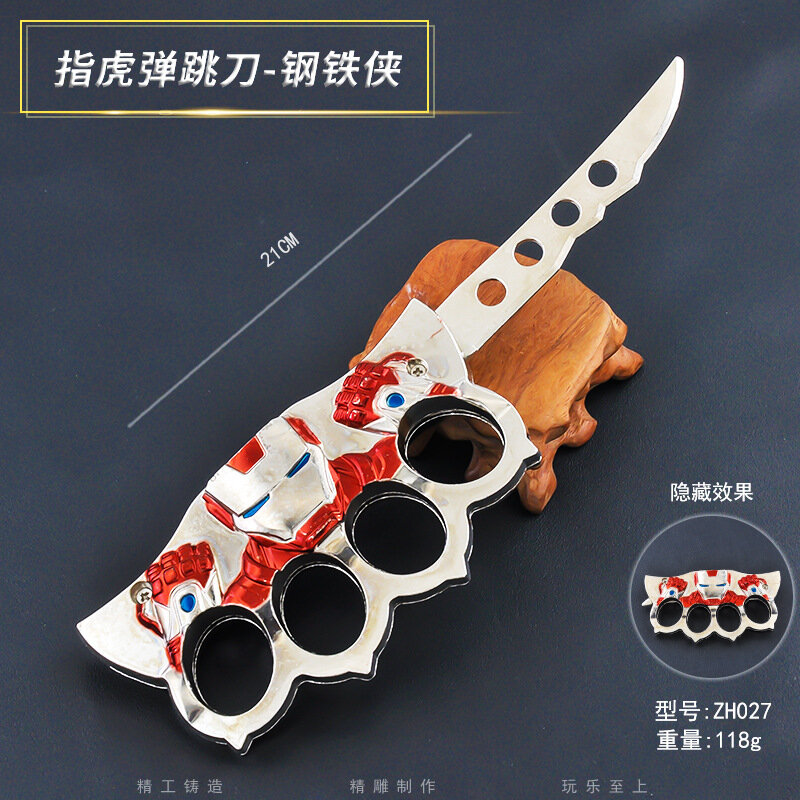 Аниме Модель Ножа Волка, Отскакивающий, Игрушка для Улицы, Ремесленный Демонстрационный Предмет, Без Лезвия, Безопасный