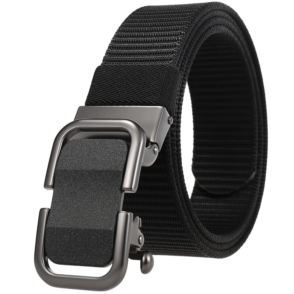 Тактический нейлоновый пояс для активного отдыха, модный эластичный пояс для мужчин, повседневный тканый пояс с пряжкой без зубцов