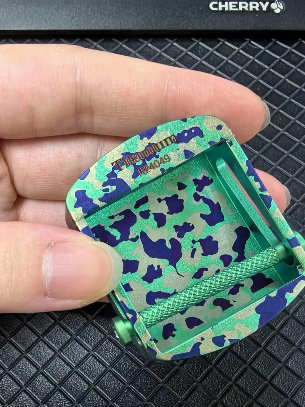 Прецизионная высококачественная пряжка из чистого титанового сплава, роликовая автоматическая пряжка, мужской пояс для активного отдыха, тактический пояс, ультралегкая пряжка