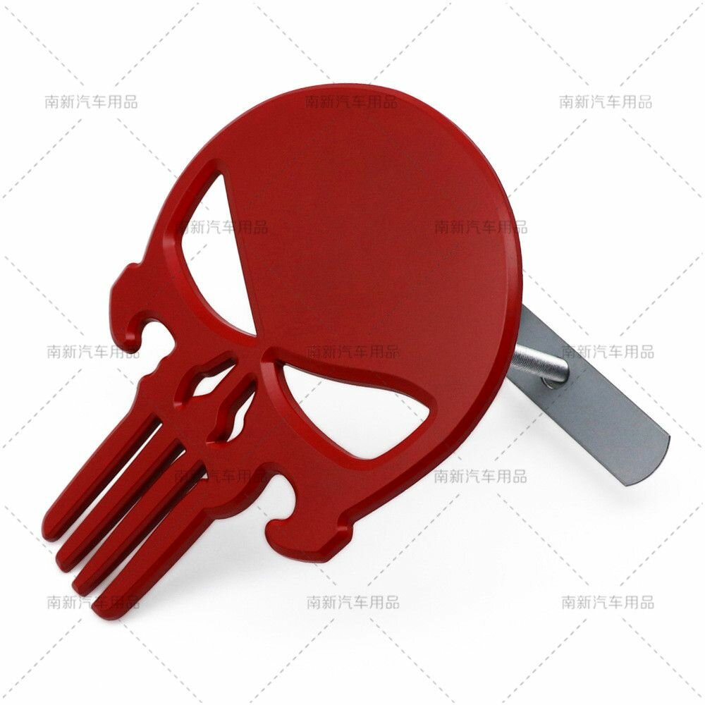 Эмблема для автомобиля Punisher Skull для декора решётки радиатора, изготовленный из металла