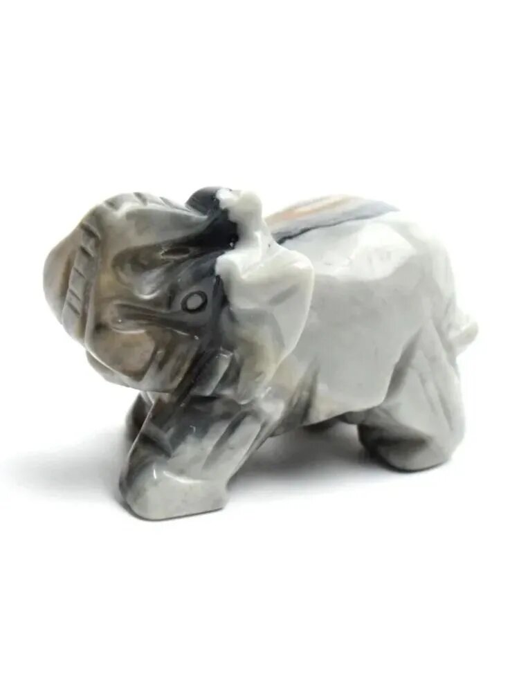 Фигурка декоративная Камень пикассо, высота 2.5 см, длина 4.8 см