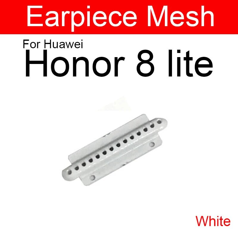 Сетчатый Противопылевой кронштейн для наушников для Huawei Honor 8 9 Lite Pro, Пылезащитная сетка для наушников Honor 8X Max 7X 7C 8C 8A 9i 9N 9X, запчасти Honor 8 Lite White