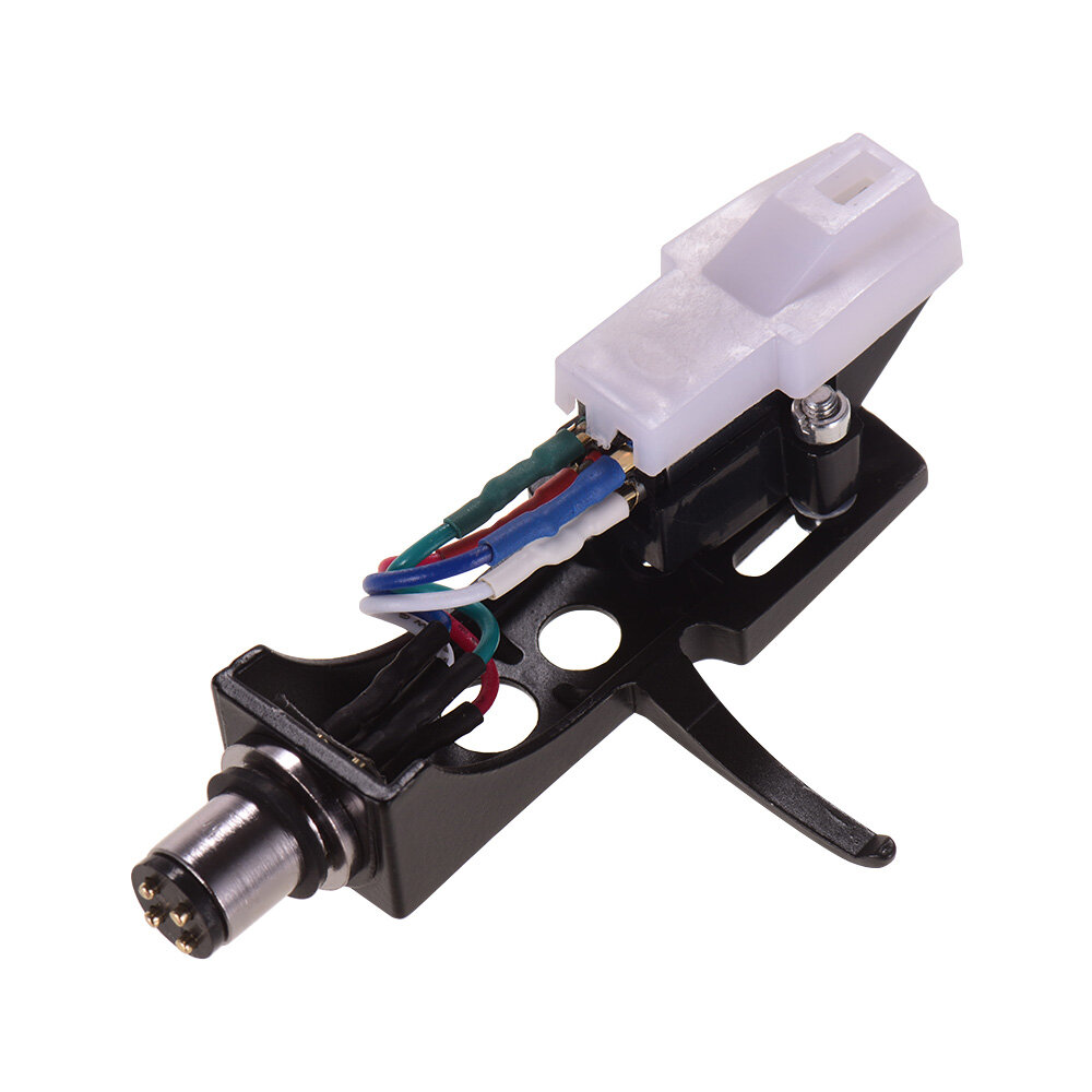 Universal LP Recorder Turntable Headshell Cartridge Kit для LP120-USB/ LP240-USB/ LP1240-USB Direct-drive Turntable, HeadShell Color: Black/ Dark Grey/ Light Grey/ White/ Gold/ Blue/ Red, Cartridge Color: Silver/ Red, Material: Aluminum Alloy, Output: