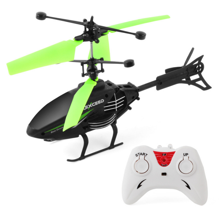 Вертолет дистанционного управления ультра широкий инфракрасный контроль 2ch гироскоптер RC дрон дети на открытом воздухе смешная игрушка подарок rc вертолет (зеленый)