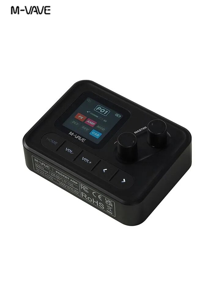 M-VAVE Pocket AMP Мини-электрогитарный мультиэффектный басовый усилитель