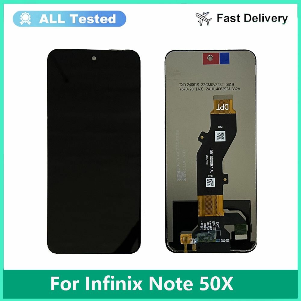 Дисплей для Infinix Note 50X; дисплей в сборе с сенсорным экраном
