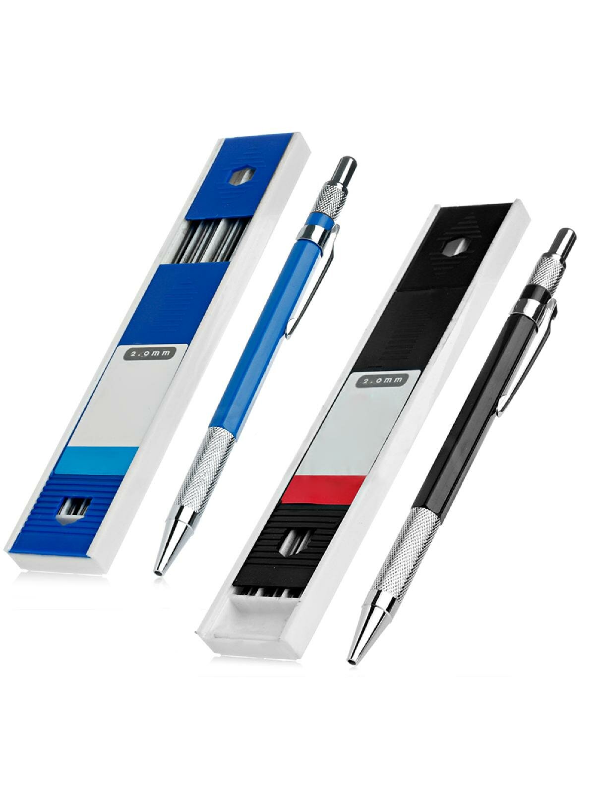 Держатель Грифеля 2 мм 2B Автоматический Механический Карандаш Для Рисования 12 Заправок Грифелей