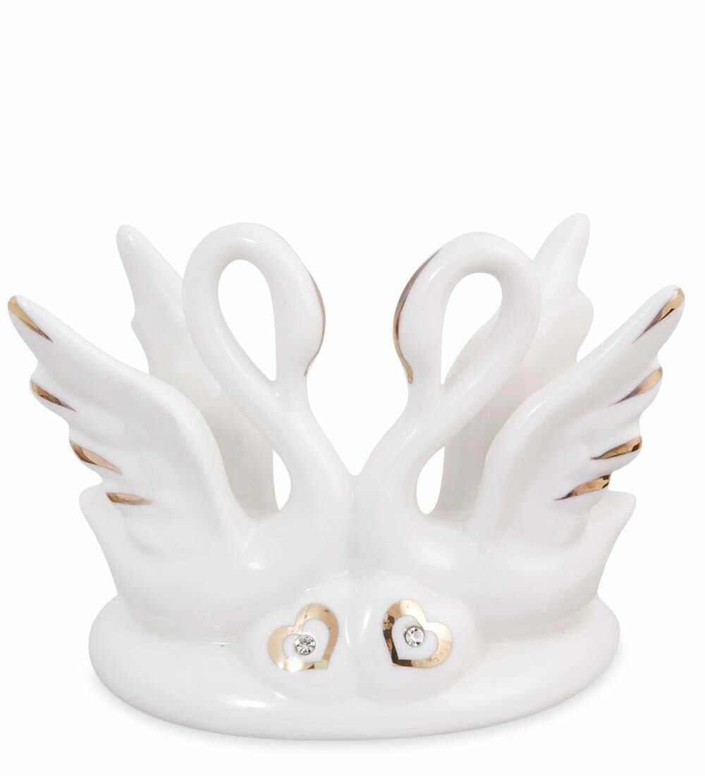 Фигурка "Лебеди" 5' A575135 разностор, Фарфор