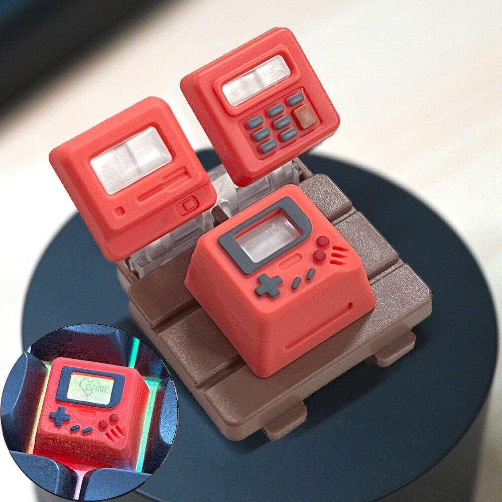 Винтажные классические светопропускающие клавиши, 3 в 1, клавиши для механической клавиатуры с высокой ценностью