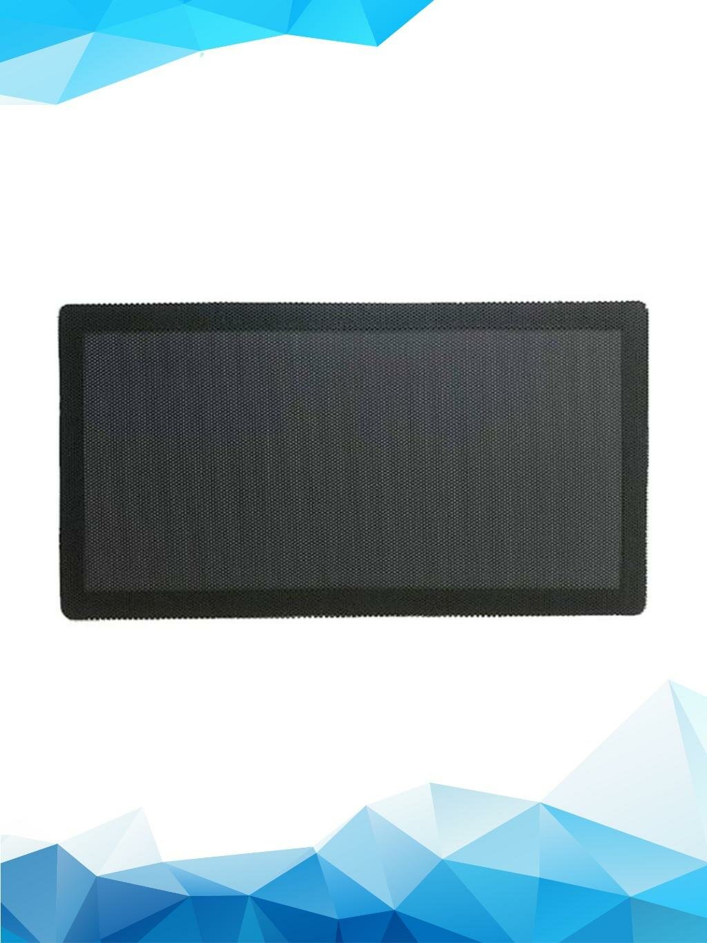 Магнитный пылезащитный фильтр 12x24 см для корпуса ПК, Черный