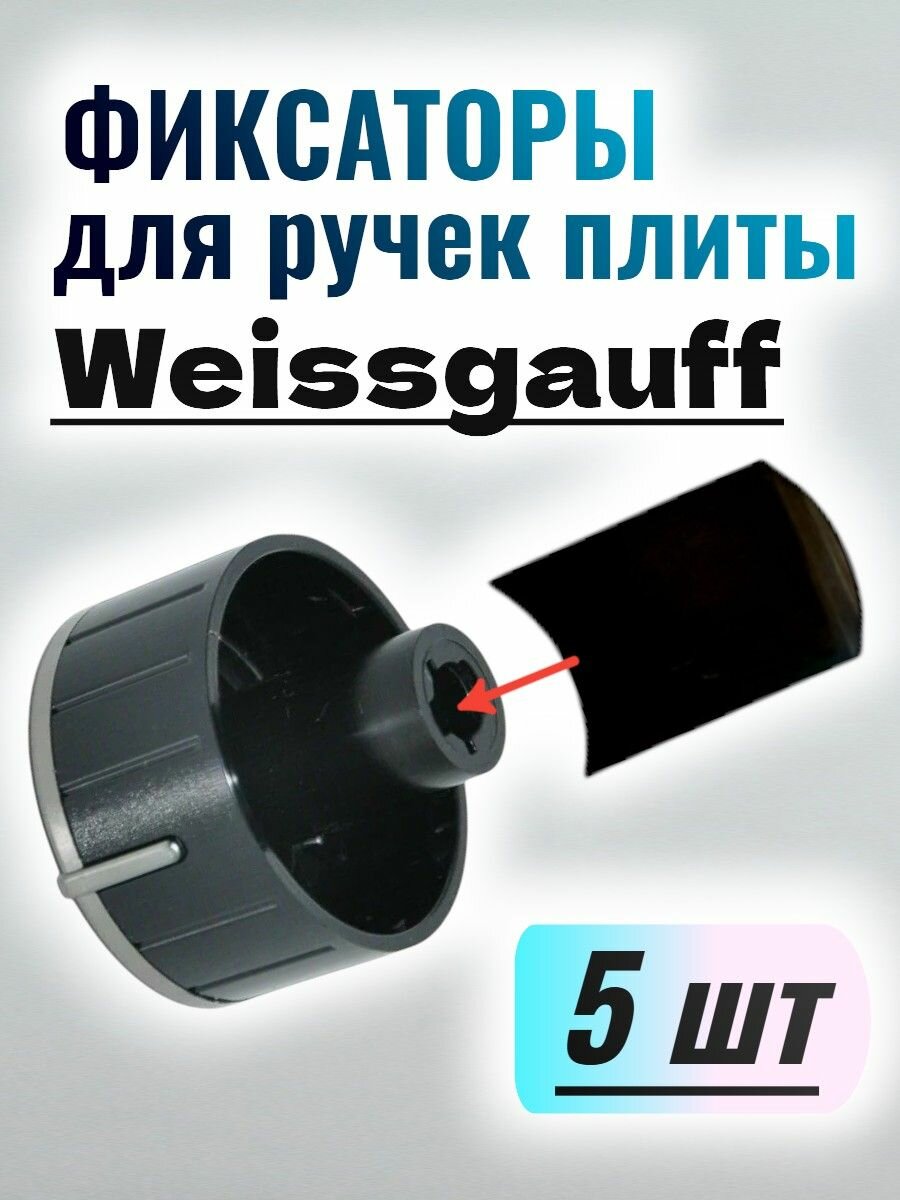 Фиксаторы (5 шт) для ручек плит Weissgauff