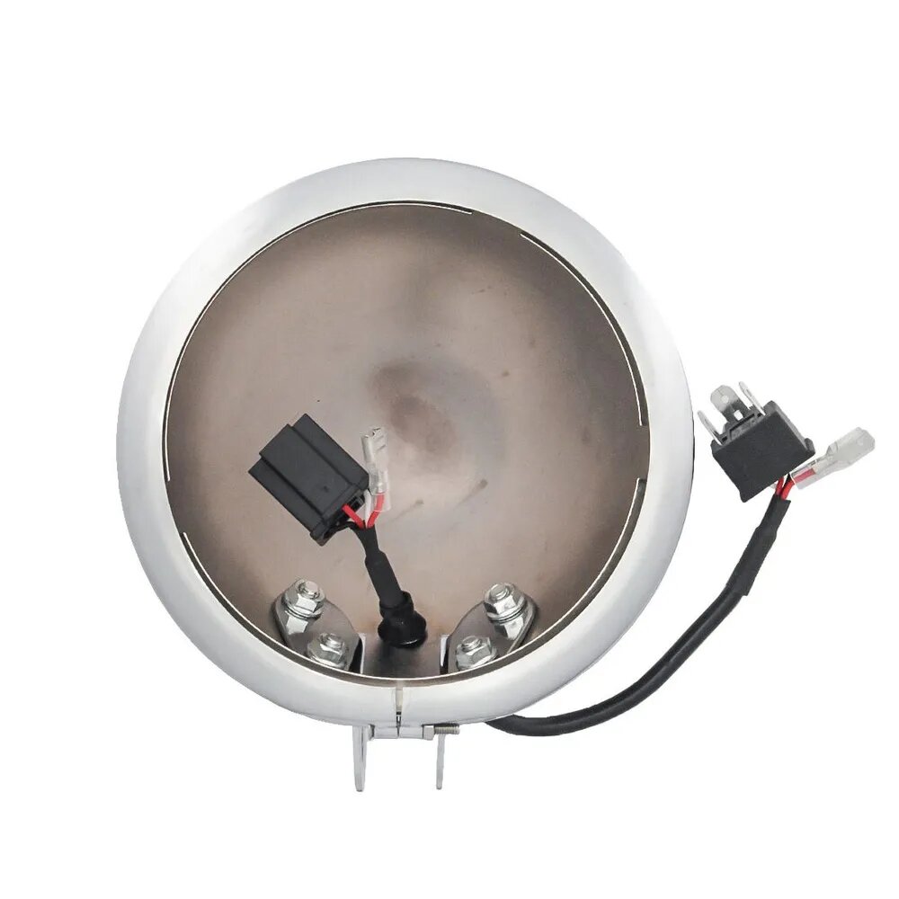 Корпус фары, арт. Модифицированный 5,75-дюймовый серебристый корпус светодиодной фары мотоцикла, для большинства мотоциклов Harley/Honda/Yamaha, 1 шт.