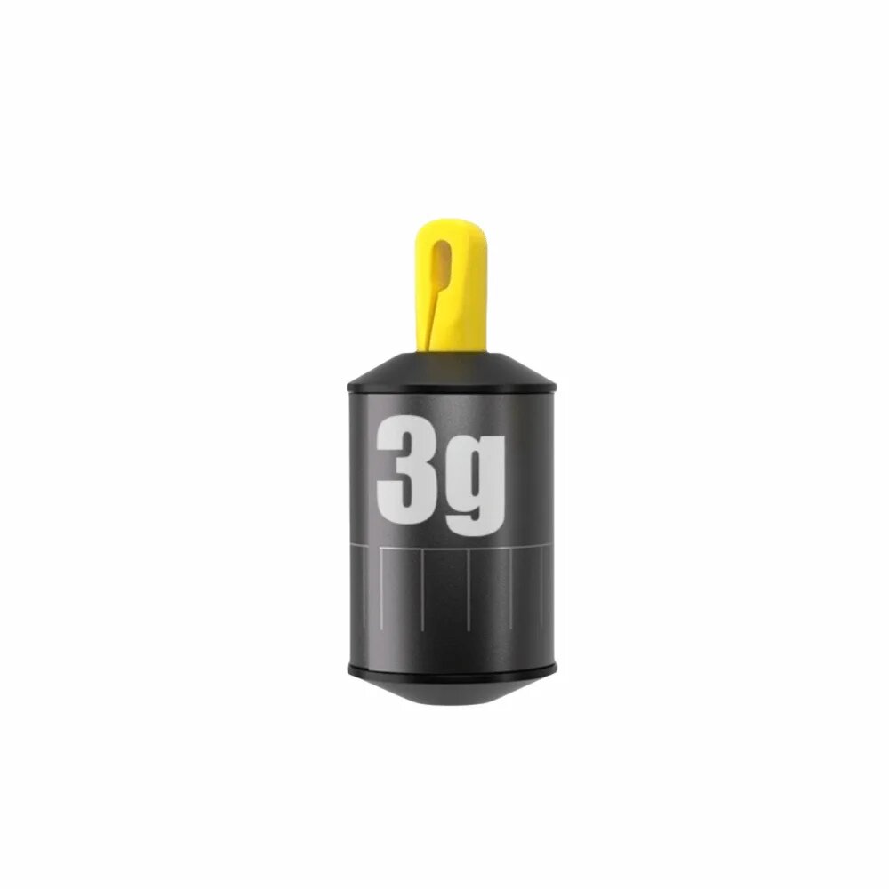 Рыболовная гиря 3g черная