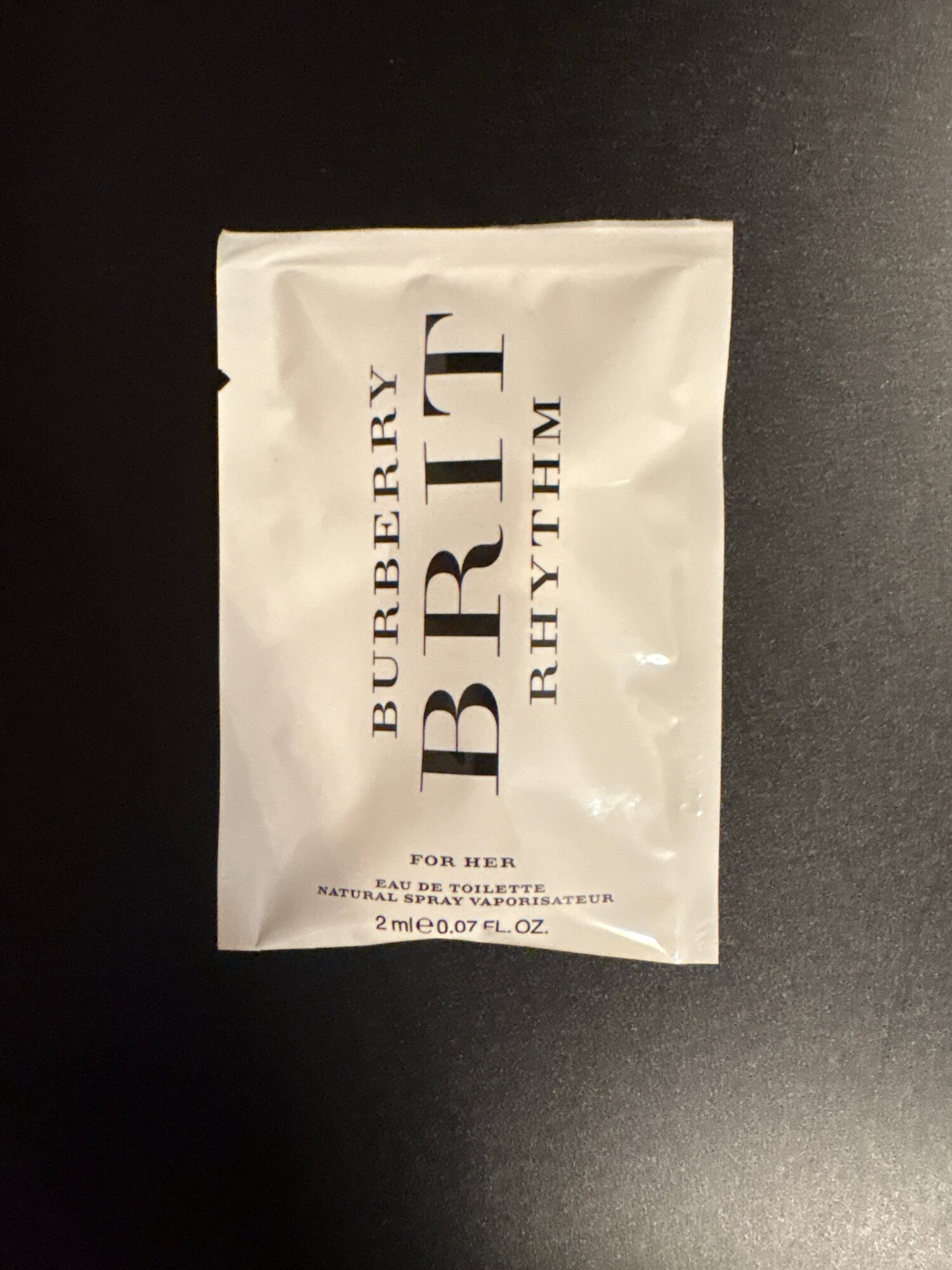 Burberry Brit Rhythm женская туалетная вода 2 мл пробник Vials