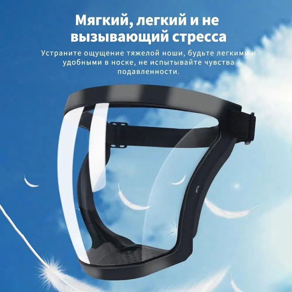 Щиток защитный, цвет: Прозрачный, 1 шт.