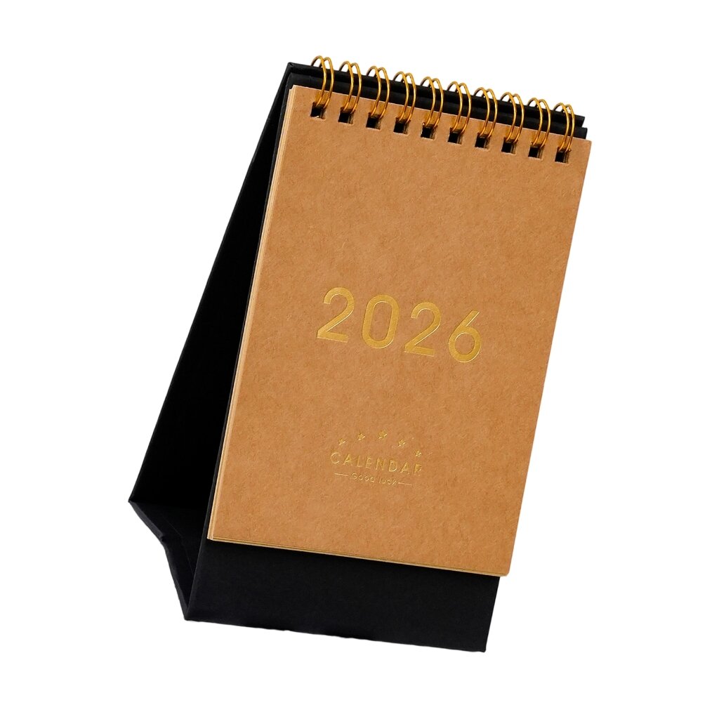 Ежемесячный календарь на 2026 год, Карманный календарь, Креативный ежедневник для украшения рабочего стола, Портативный маленький настольный органайзер