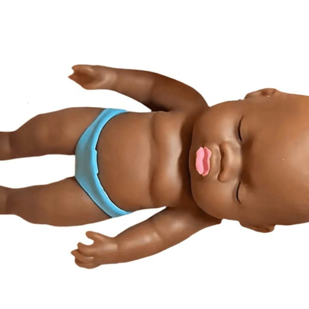 Песочная игрушка-антистресс, Африканский черный младенец - Большой размер высота 14