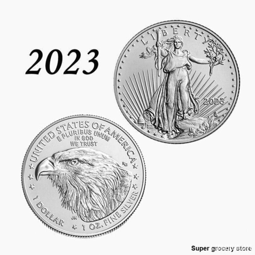 Американский орел, Богиня, памятные монеты, монеты 2023-4