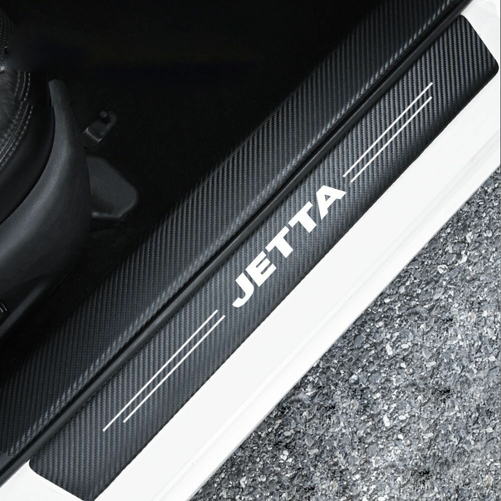 Углеродное волокно Накладка на пороги Для VW Jetta 4 5 6 7 A4 A5 A6 A7 RLine R Line, Фольксваген Джетта IV V VI VII Экстерьер Наклейка