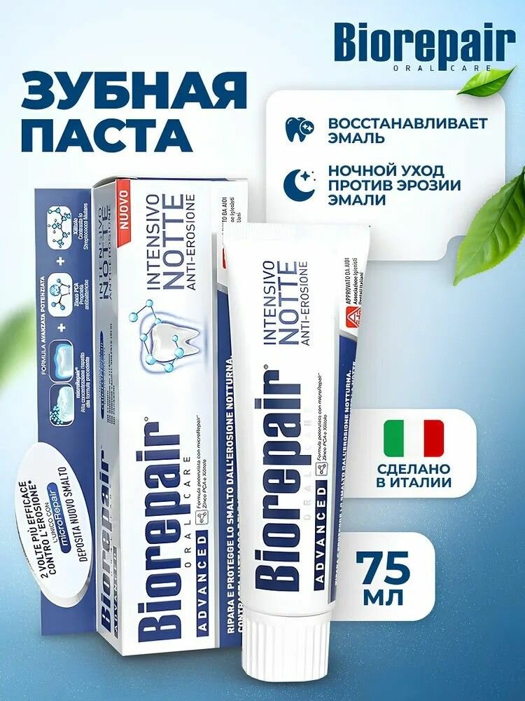 Зубная паста Biorepair Peribioma Pro для защиты десен, 75 мл