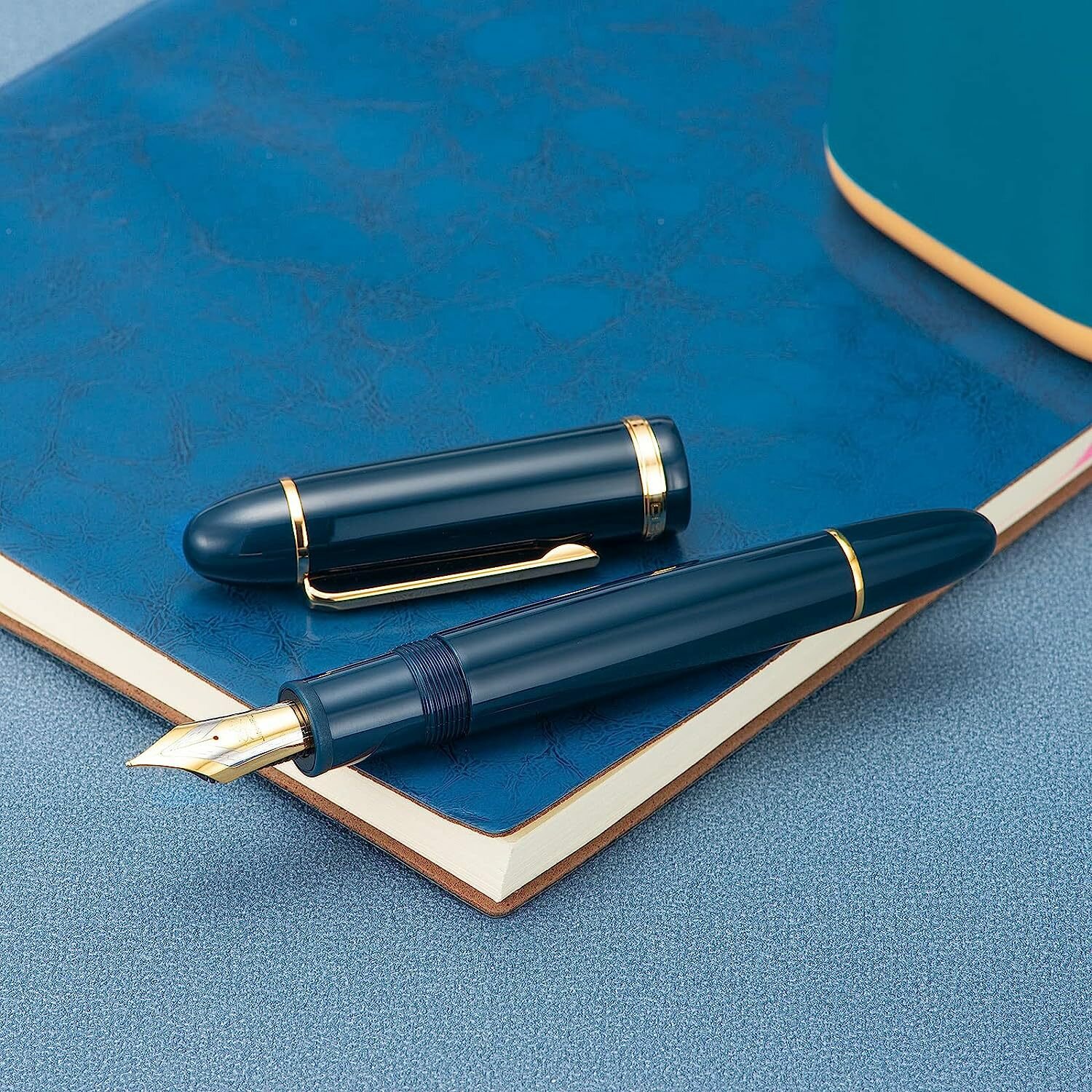 Ручка Jinhao X159 Executive Fountain Pen, акриловая, простая деловая каллиграфическая ручка, перо № 40, универсальный картридж с чернилами