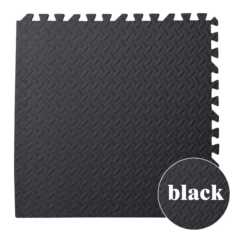 Детский коврик-пазл из ЭВА-пены Черный, 9pcs, Blcak