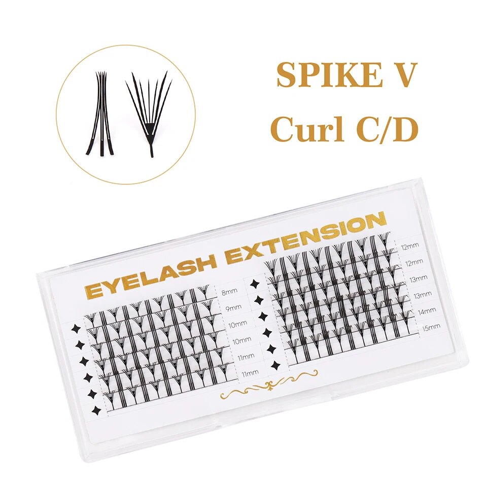 SPIKE V-132 Fans ресницы D, синтетические