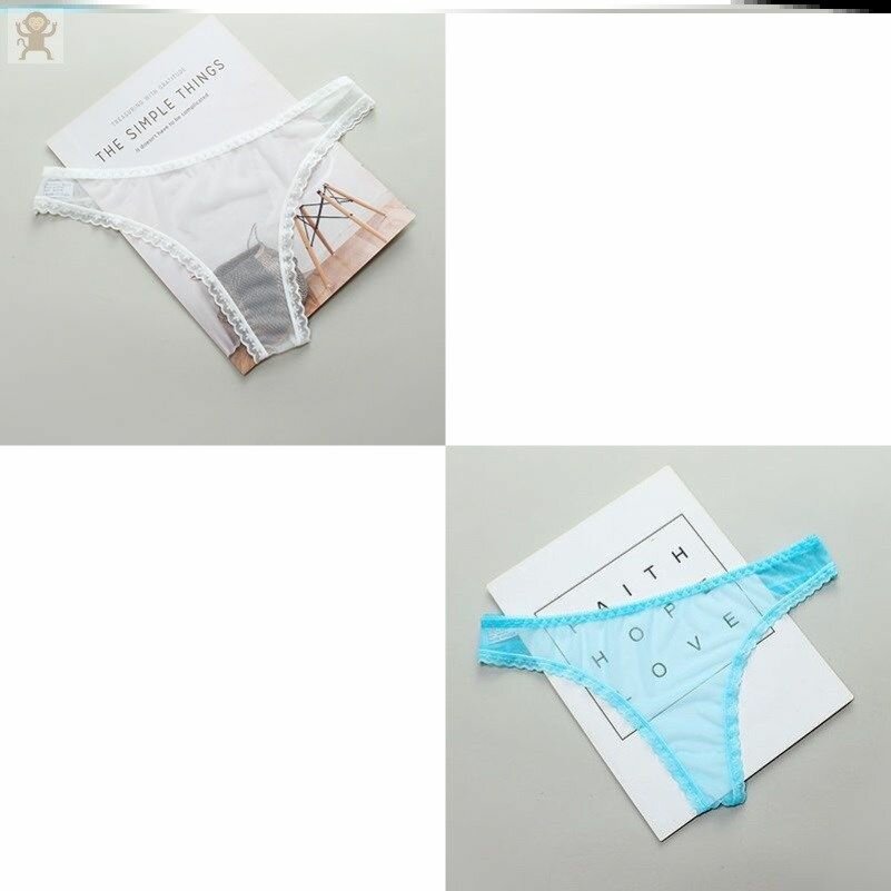 Прозрачные трусики с полным покрытием, сексуальные стринги для женщин, черные шелковые сексуальные трусики, прозрачные