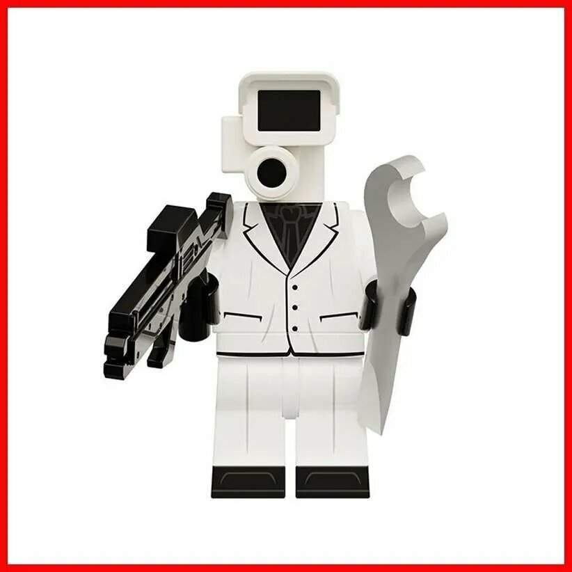 Фигурок Конструктор(совместимы с лего)/скибиди туалет(Skibidi Toilet) /6.8см-пакет/ K2171 Женщины - агенты(female agent)