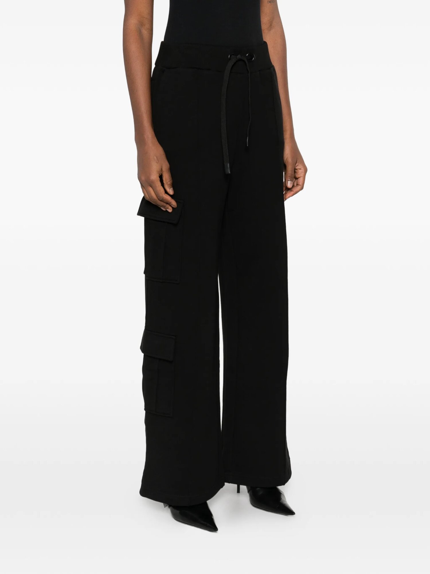 Брюки PATRIZIA PEPE Cargo fleece track pants, размер 34 — фото 1