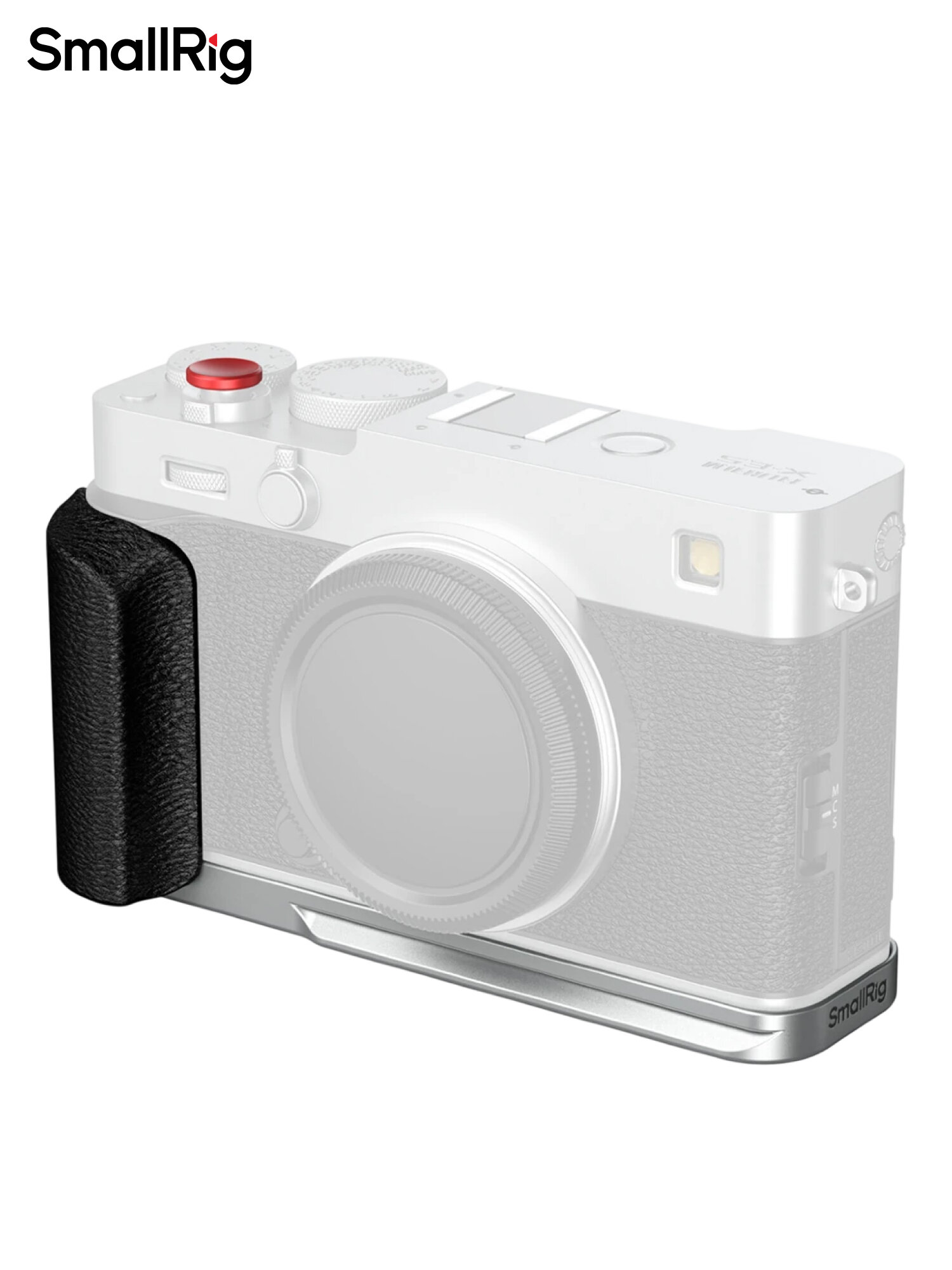 Площадка с рукояткой SmallRig 5447 Silicone Handle для Fujifilm X-E5 Серебро