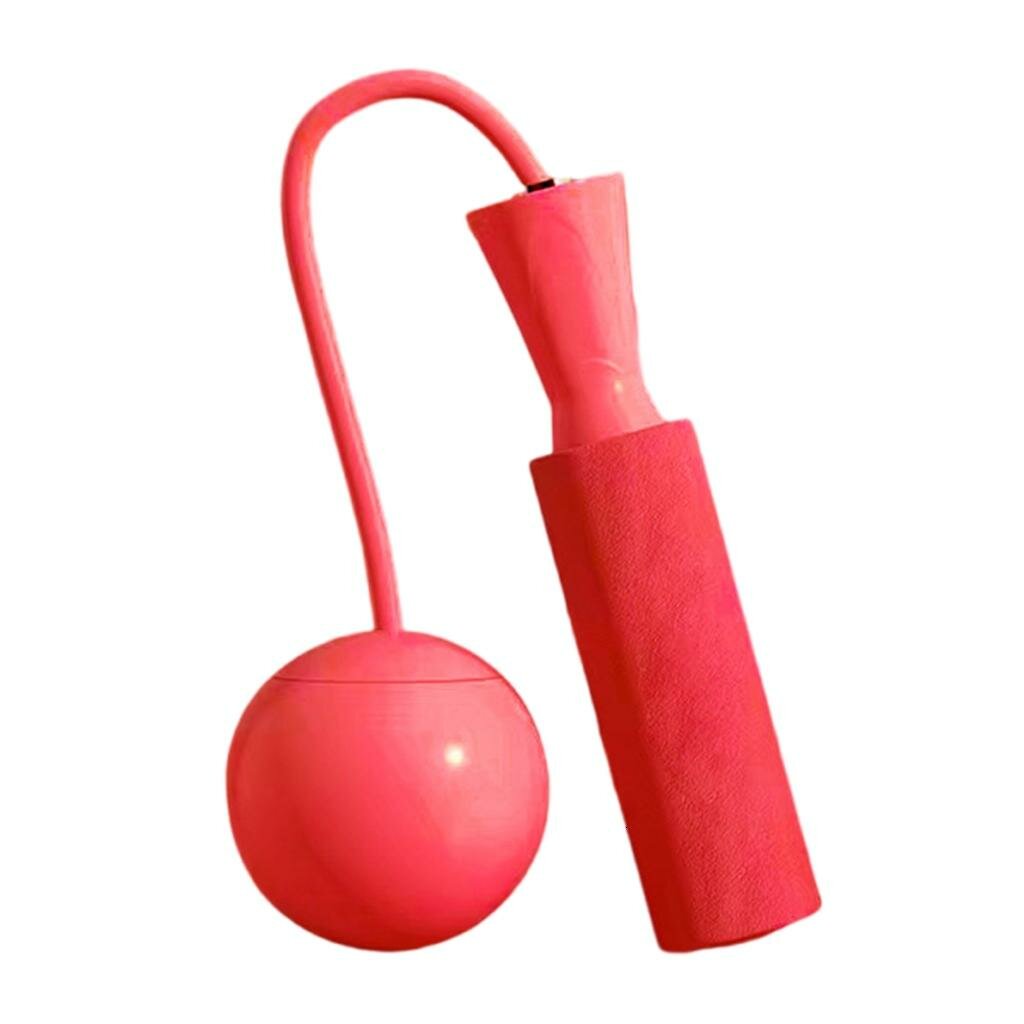 Безроумная скакалка для фитнеса, красный - Большой мяч
