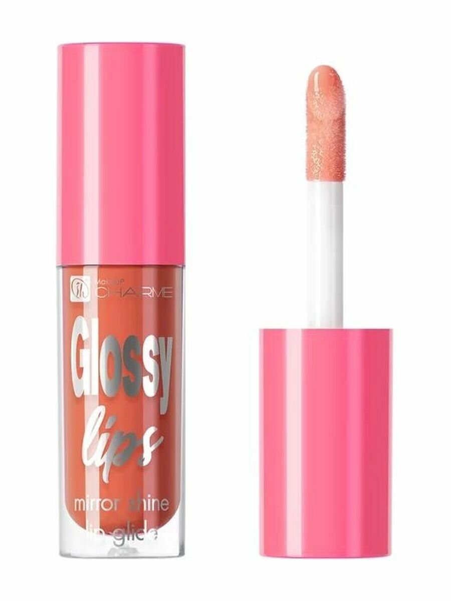 CHARME Глайд для губ Glossy Lip зеркальный, 4,8 г, 102 Камелия