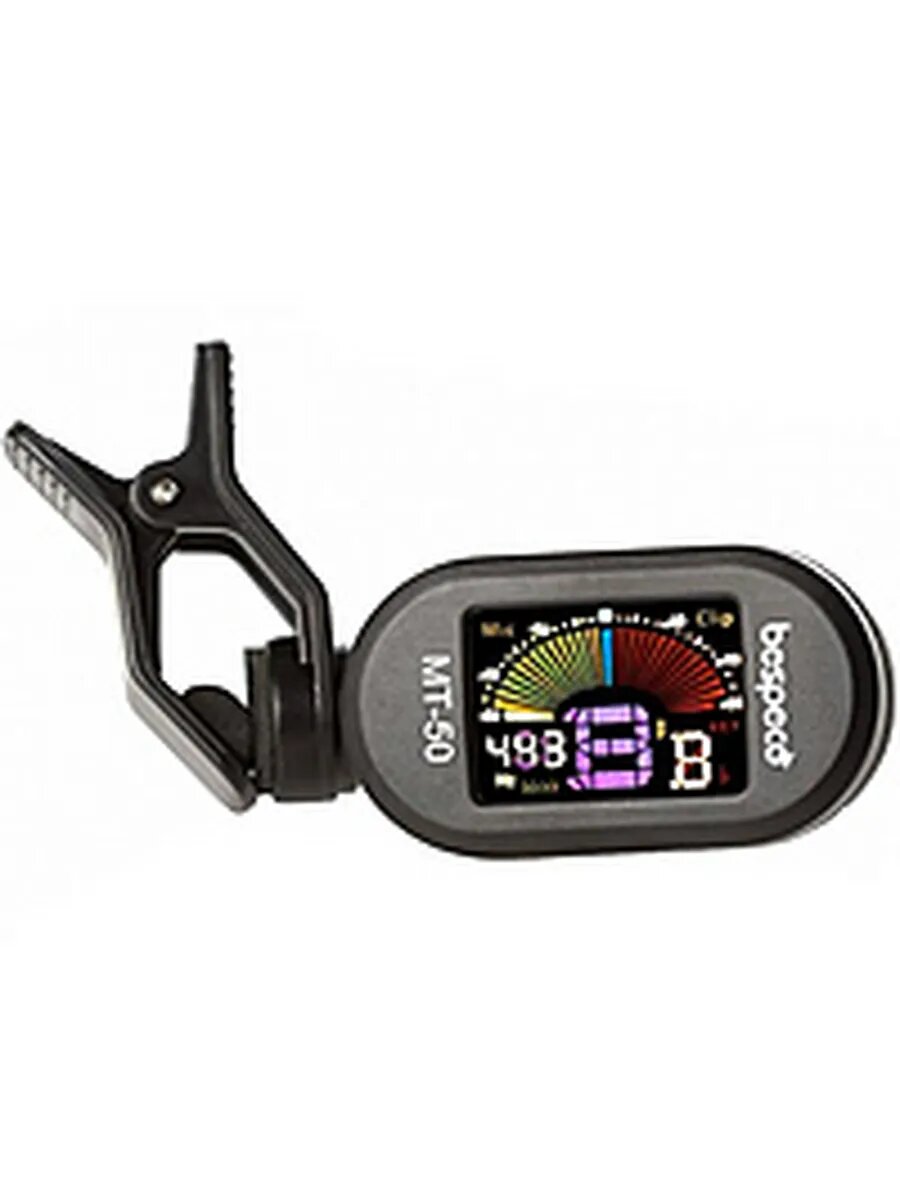 Гитарный тюнер Bespeco "MT50", хроматический, для гитары, питание от батарейки CR2032