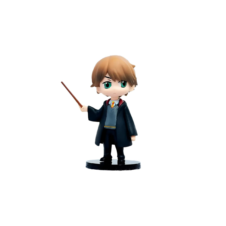 POP MART Harry Potter Magic World Mystery Box, одиночный бокс Confirmed-Wand Ron (Open)
