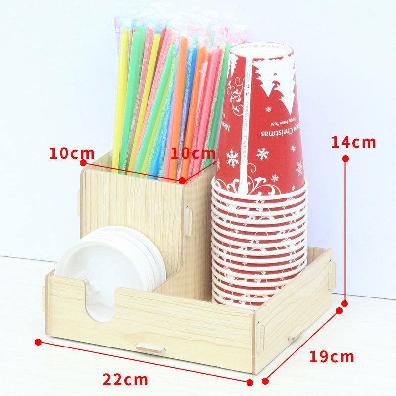 Одноразовый держатель для стаканов, бумажный держатель для стаканов, держатель для стаканов в молочном чайном магазине, настольная стойка для хранения, размещение стаканов Hongna без дерева