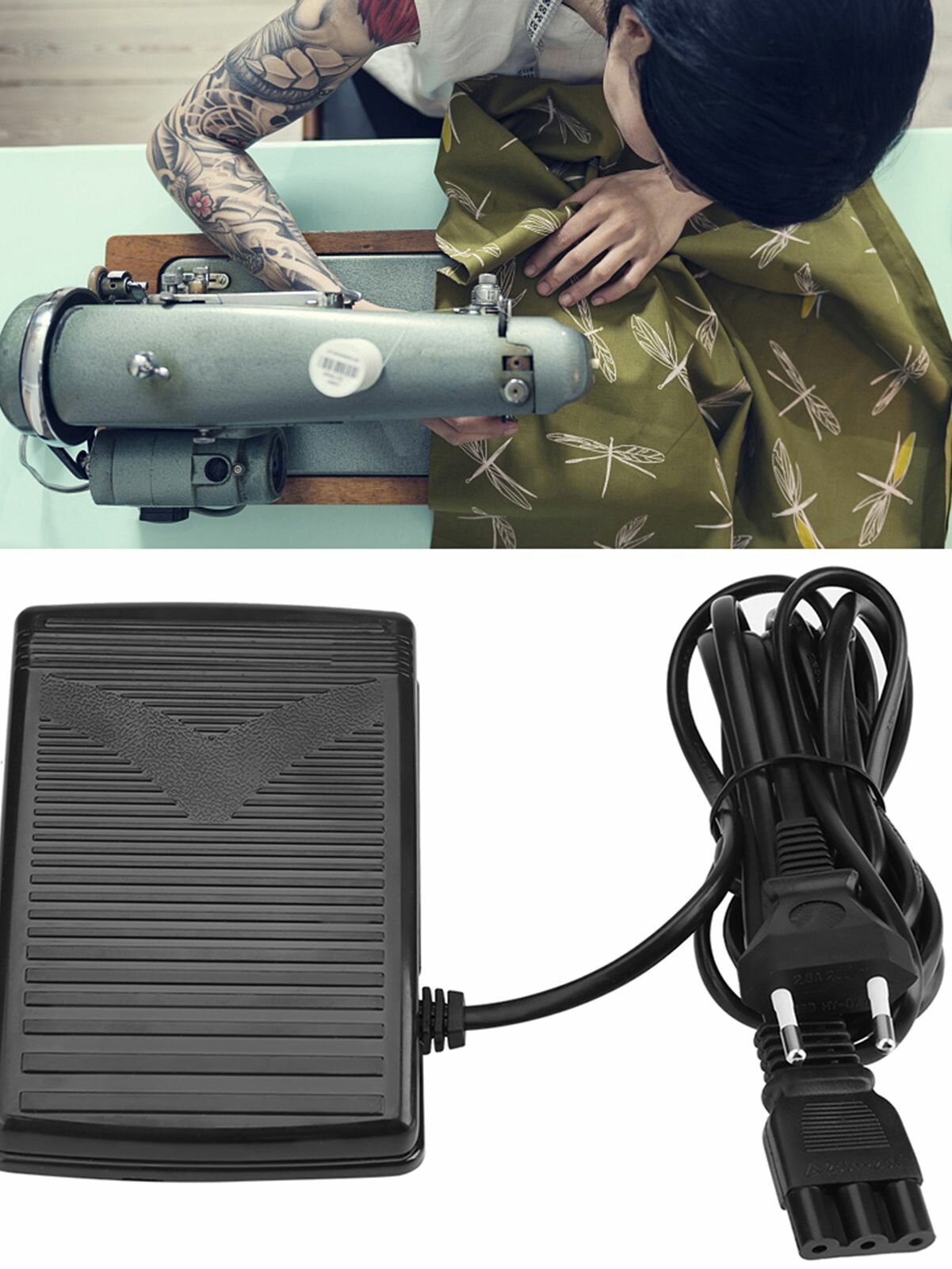 Контроллер для швейной машины, педаль, 220V (евро)