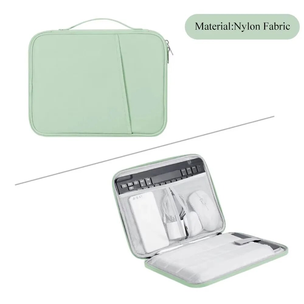 ДANYCASE Портфель для ноутбука 11-13 дюймов нейлон Зеленый, 10.8-11inch, green