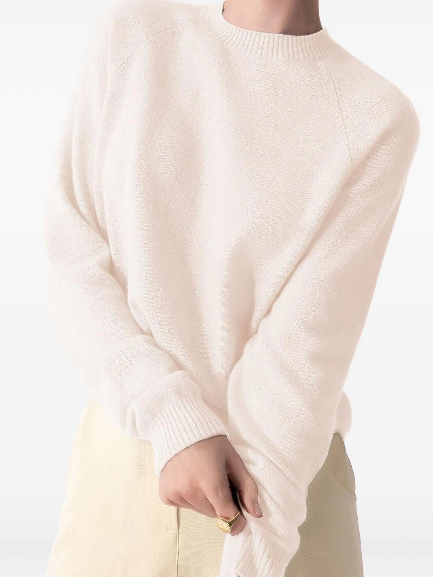 Свитер Minnie Rose Crew-neck sweater, размер XS, , разноцветный — фото 1