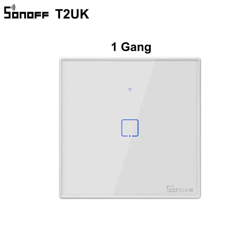 SONOFF TX T2/T3 UK Smart Wifi Сенсорный выключатель света