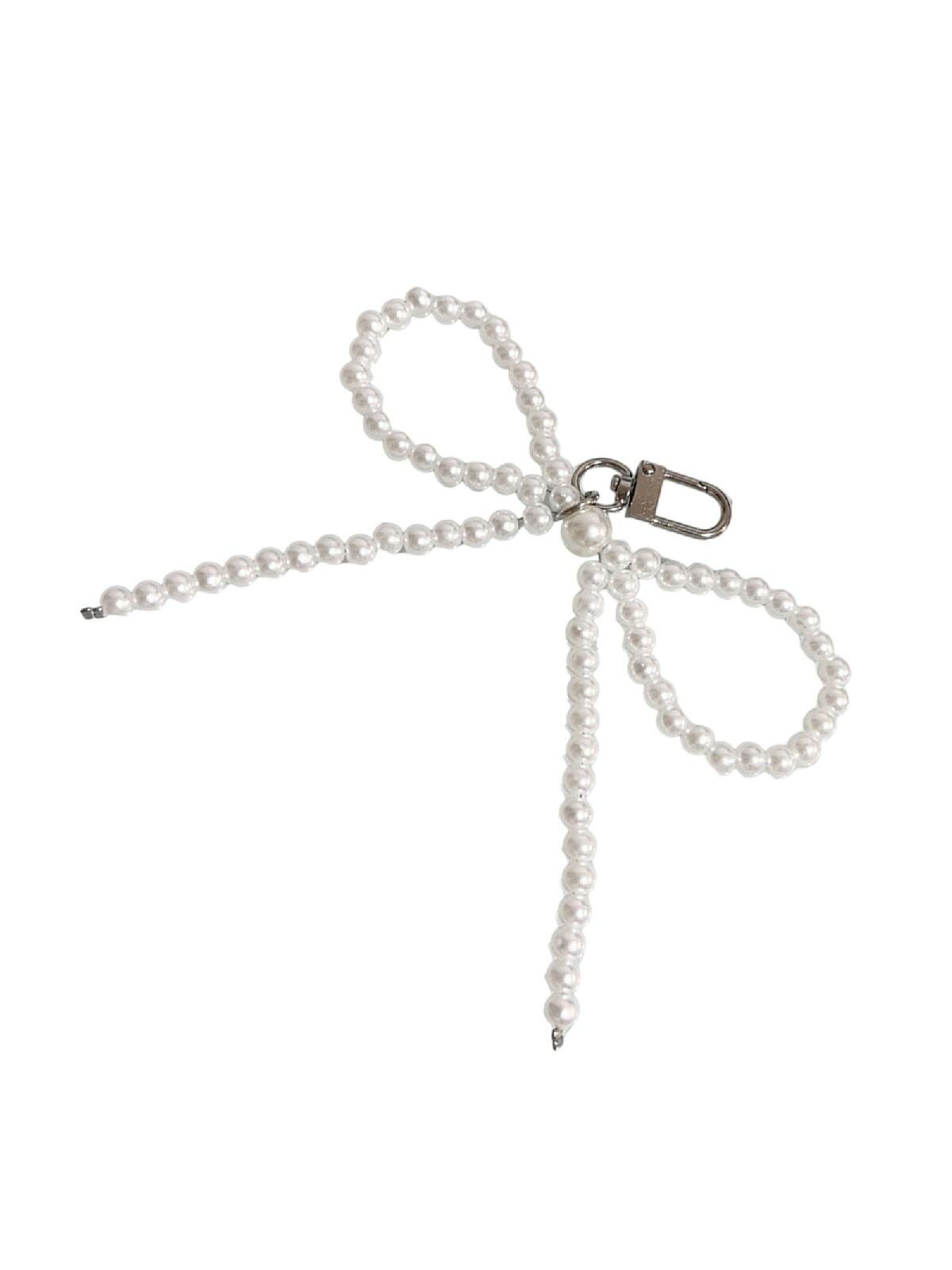 Прекрасный брелок с бантом и украшениями из бисера, подвеска для сумки, брелок для телефона