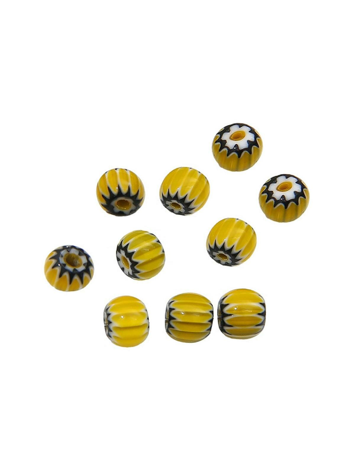 10 штук бусин-ведерок в полоску из смолы Аксессуары для ожерелья россыпь бусин