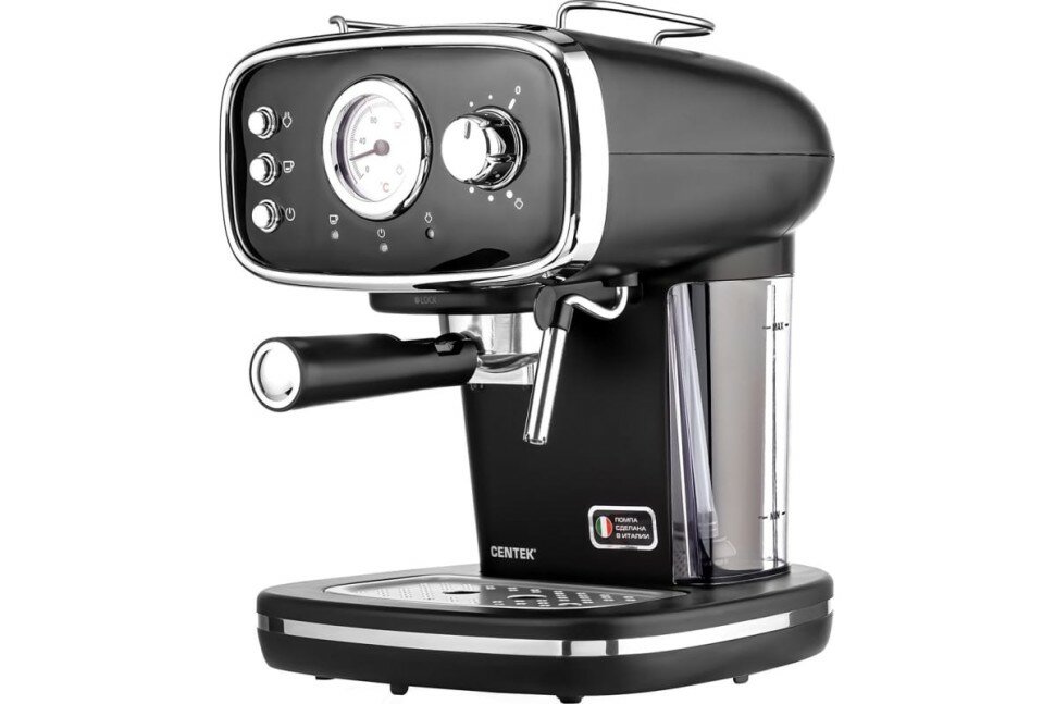 Кофеварка Centek CT-1171 эспрессо 20 Бар + капучино + латте, 1500 мл, 1200Вт, LED кнопки