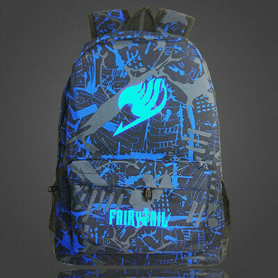 Рюкзак voyage tail sac lumineux fairy galaxie с подсветкой для ноутбука с двумя ремнями абстрактный голубой
