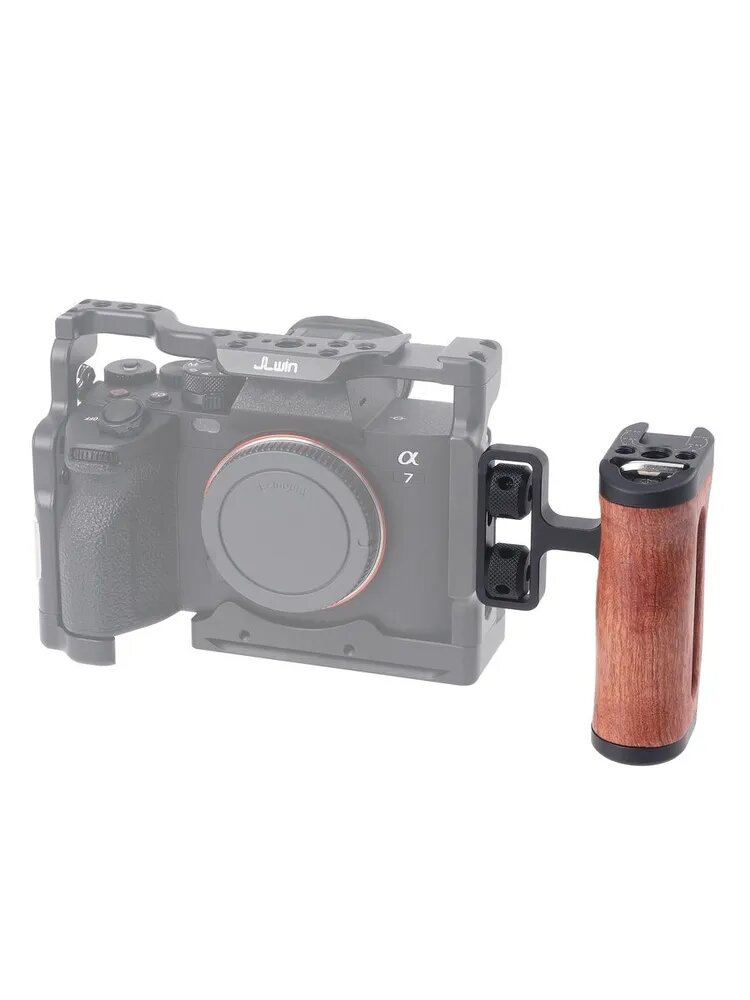 Стабилизатор для фото/видео оборудования, деревянная ручка, клетка для камеры, боковая ручка, деревянная 1/4 винта, холодный башмак для фотосъемки