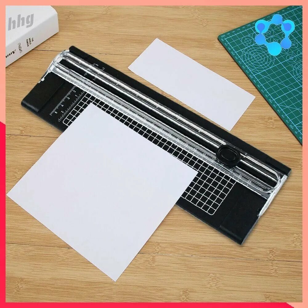 Двунаправленный резак для бумаги формата А4 с выдвижной линейкой для обрезки фотографий