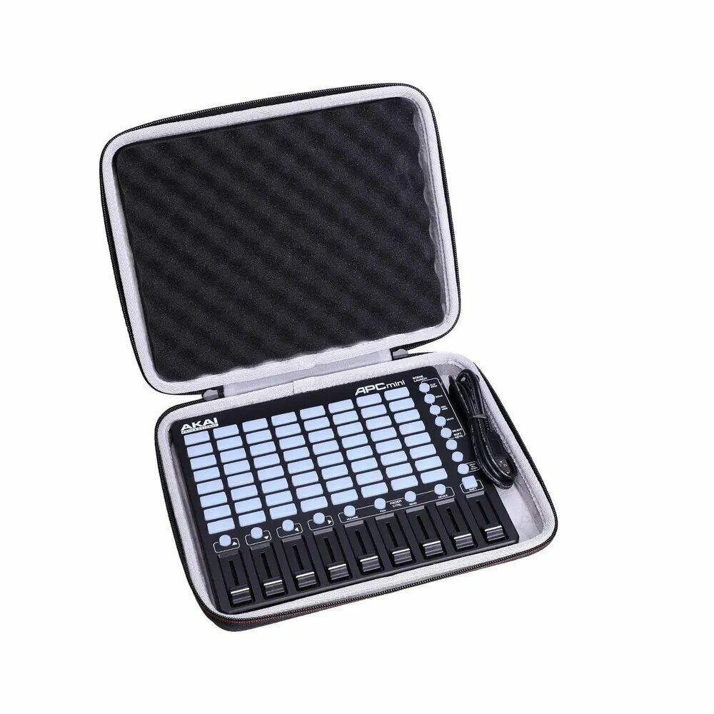 Akai Professional APC Жесткий чехол LTGEM из ЭВА + Прочный + Водонепроницаемый + Портативный для мини-MIDI-контроллера (только чехол!)