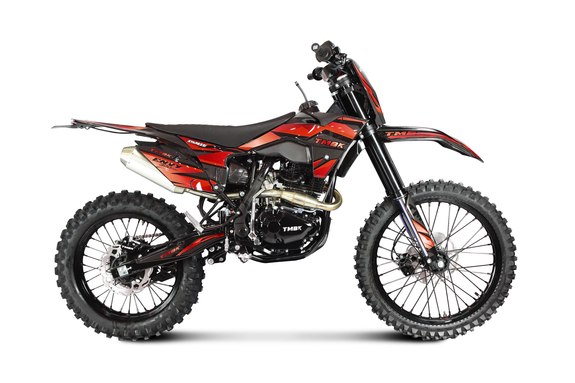 Мотоцикл TMBK "Envy 300 Pro", бензиновый, 27 л/с, черный, красный