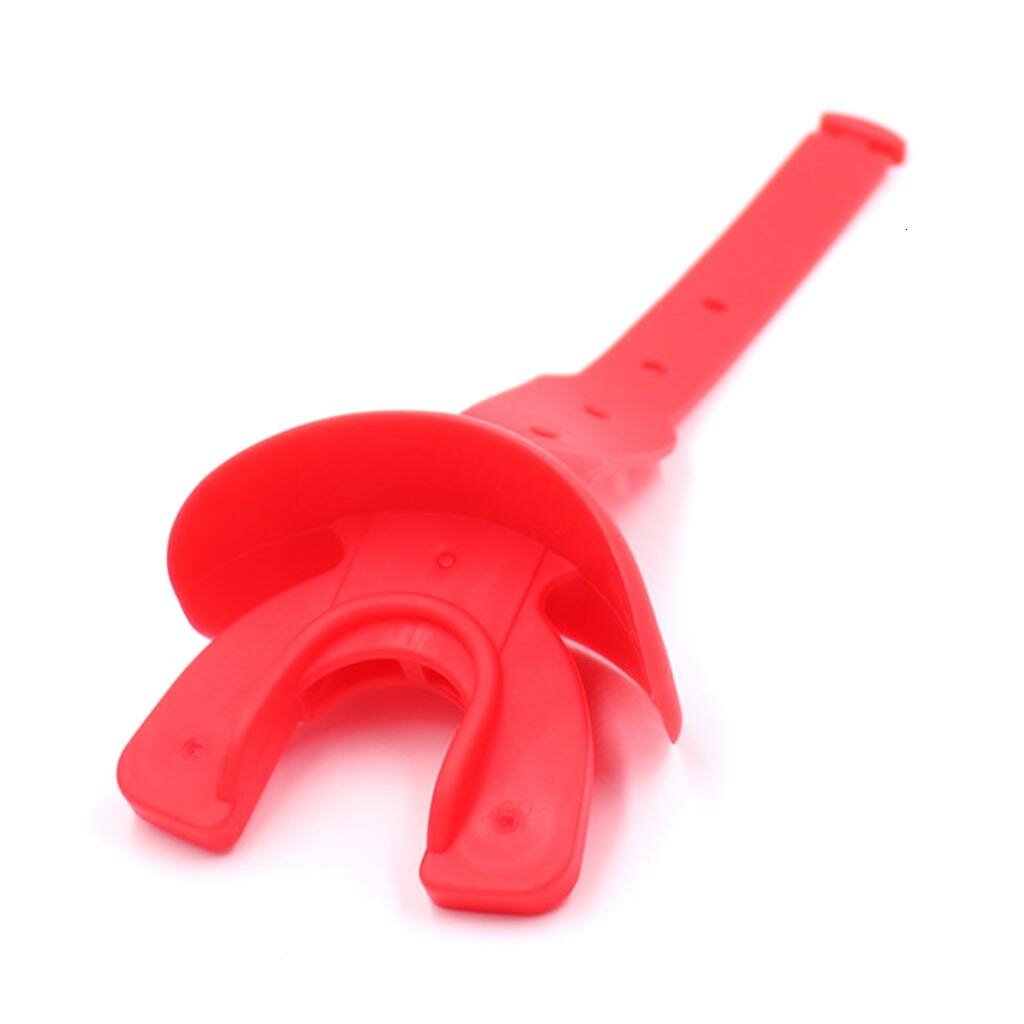 Спортивная двойная капа с защитой губ, красный